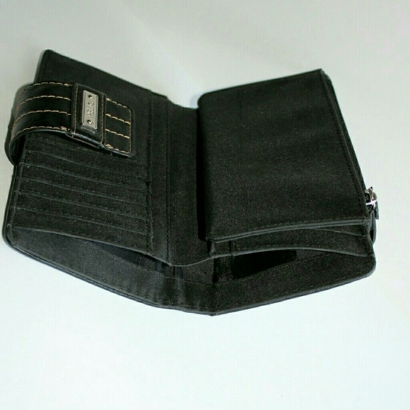 Relic | Bags | Relic Womans Black Distressed Faux Leather Wallet | Poshmark